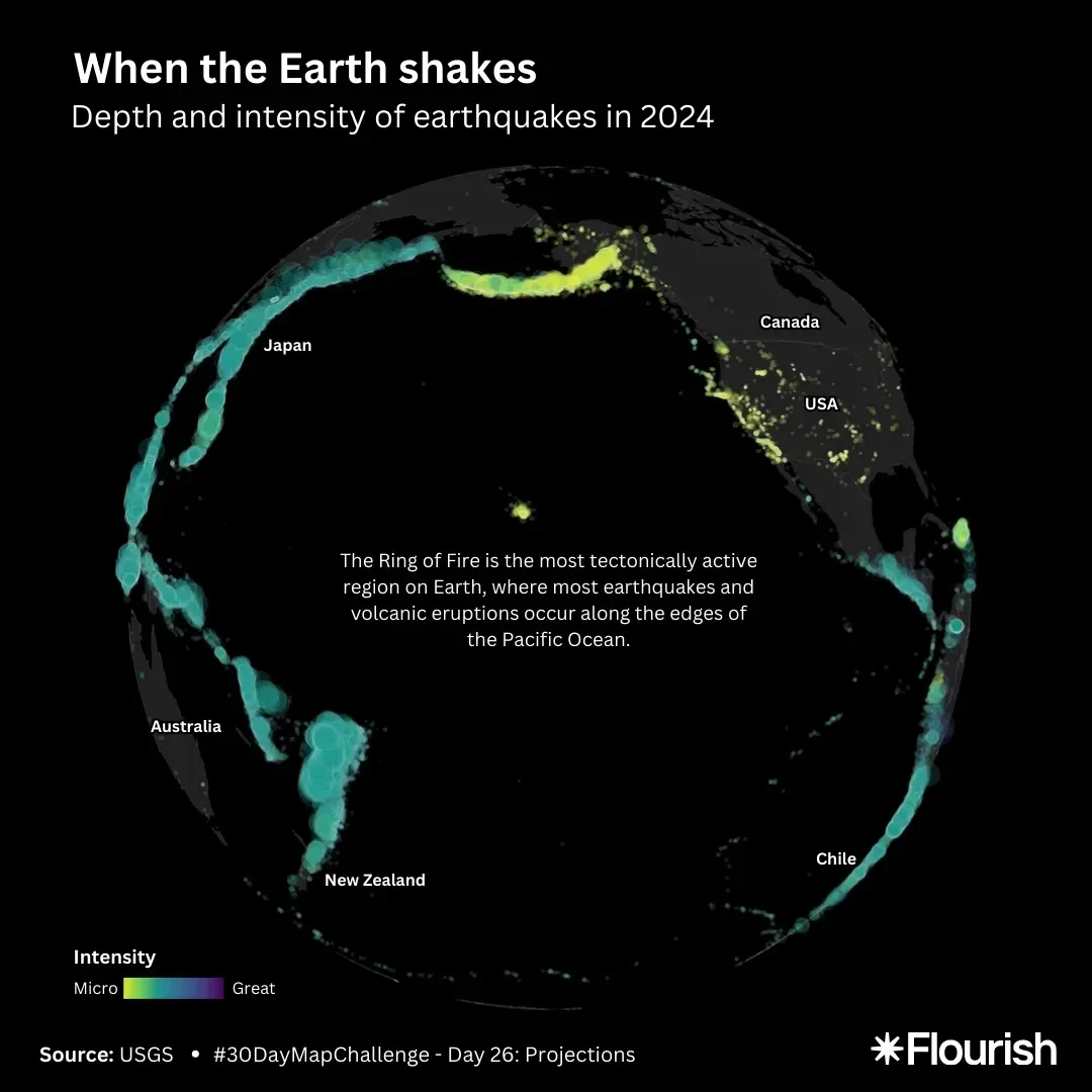When the Earth shakes - Voronoi